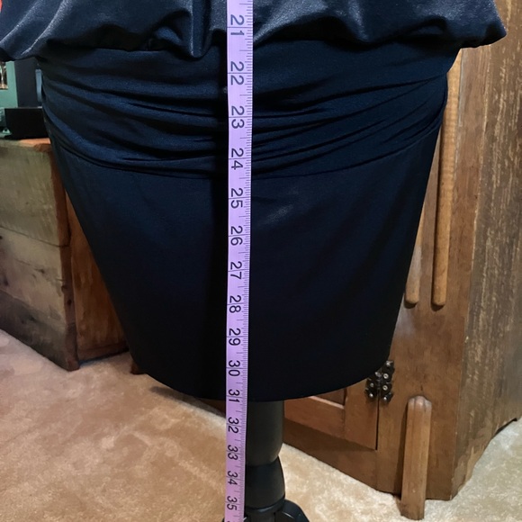 Frederick's of Hollywood | Dresses | Fredricks Of Hollywood Black Satin ...